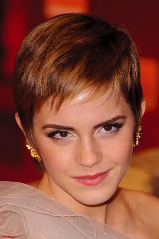 Emma Watson Long Pixie Cut