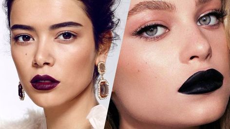 Les plus belles façons de porter un rouge à lèvres foncé