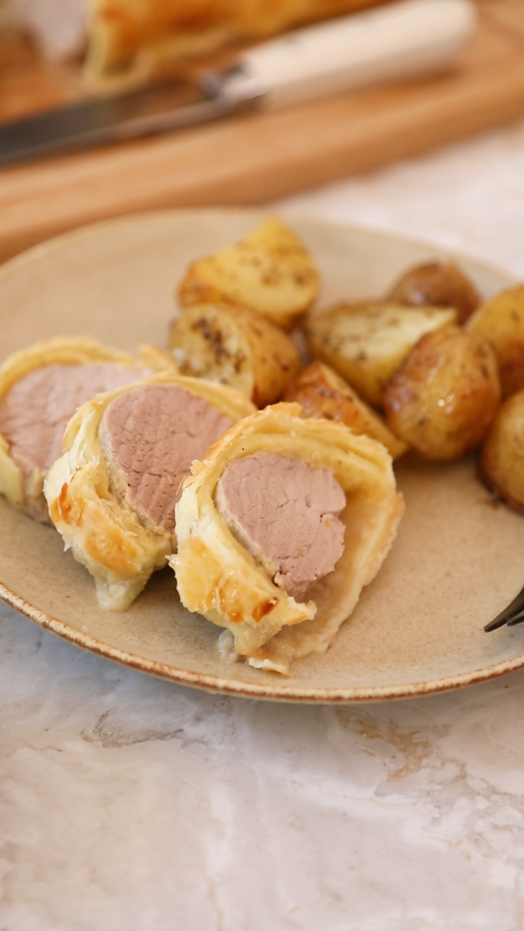 Pas-à-pas : le filet mignon en croûte rapide