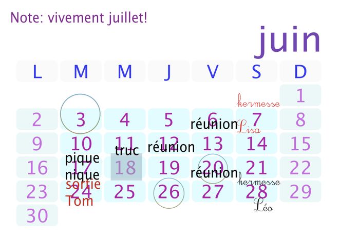 passer juin sans stresser