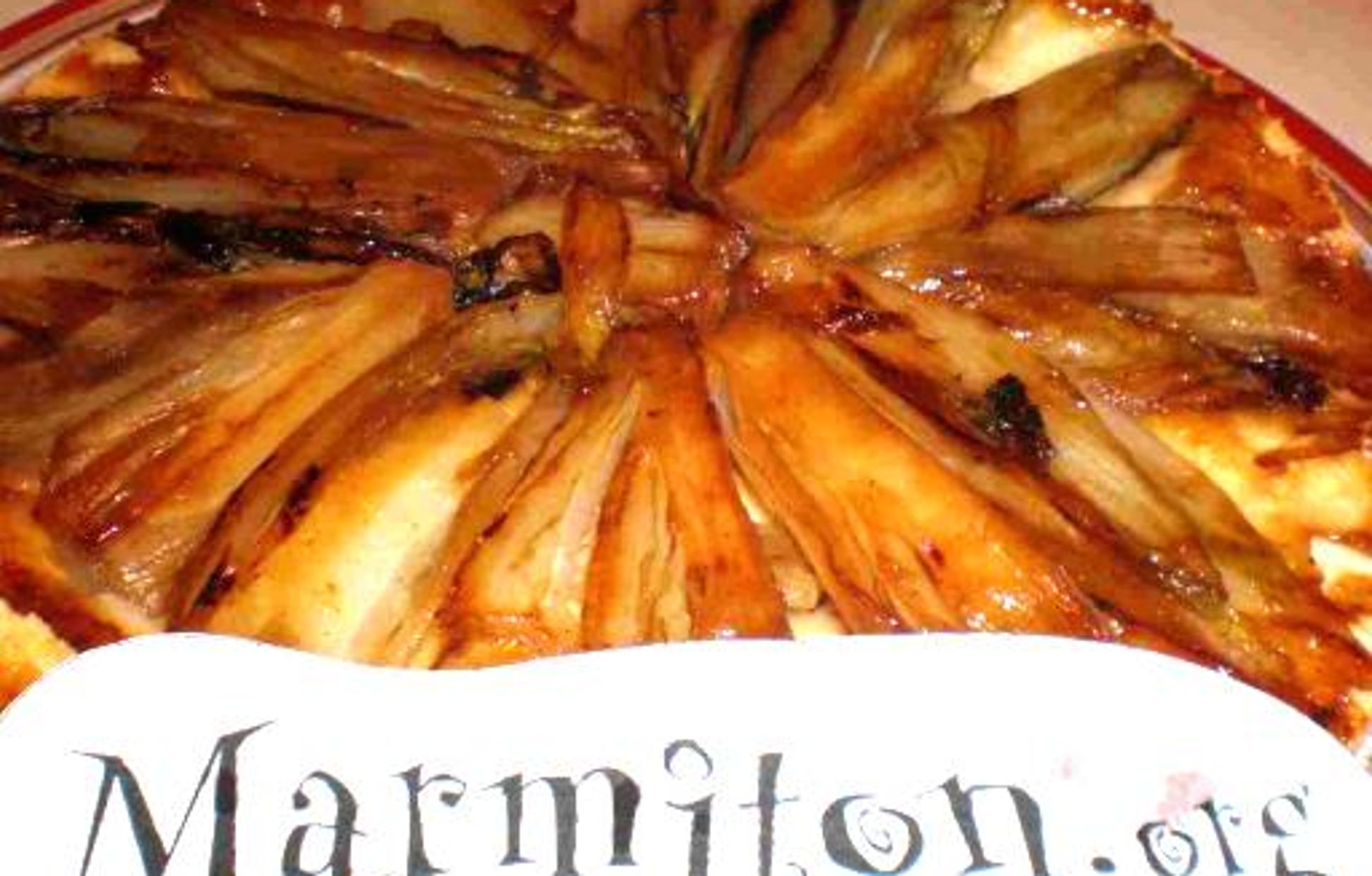 Tarte tatin d'endives au curry : Recette de Tarte tatin d'endives au ...