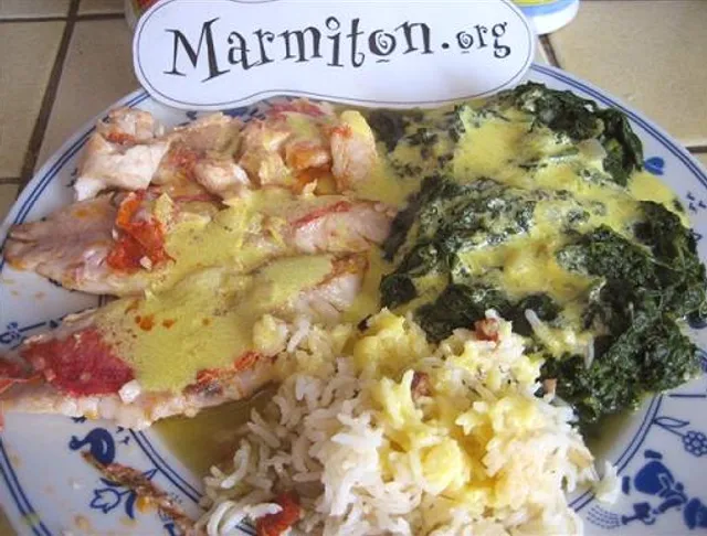 Filets de rouget sauce safranée : recette de Filets de rouget sauce ...