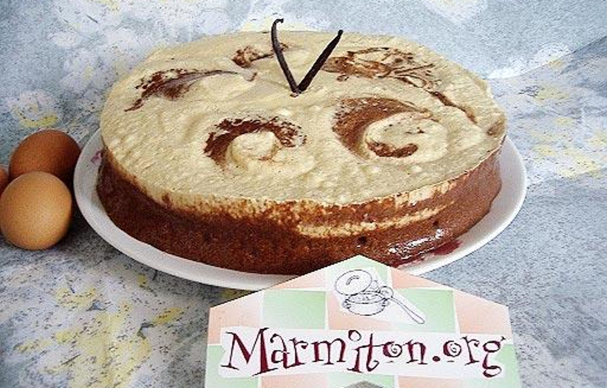 Mousse cacao - vanille : Recette de Mousse cacao - vanille - Marmiton