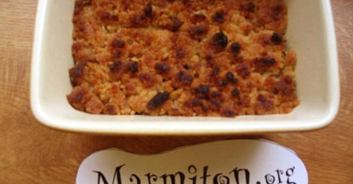 Crumble d'ananas aux spéculoos : recette de Crumble d'ananas aux spéculoos