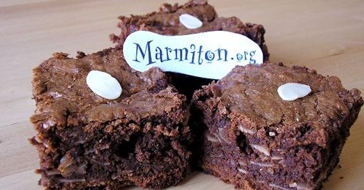 Pavé au chocolat aux amandes effilées : recette de Pavé au chocolat aux ...