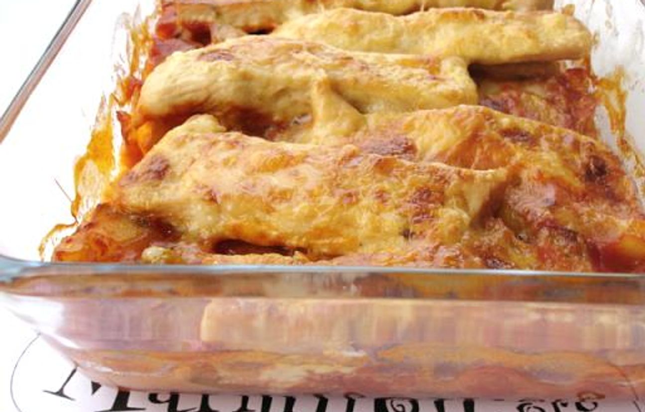 Emincé gratiné de poulet aux légumes de ratatouille : Recette de Emincé ...