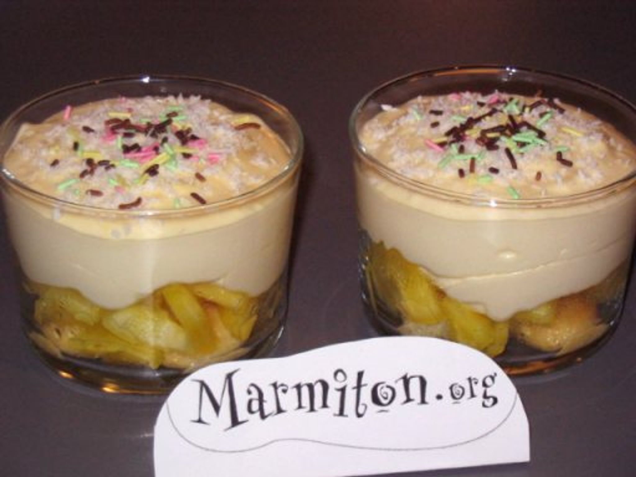 Tiramisu exotique : Recette de Tiramisu exotique - Marmiton