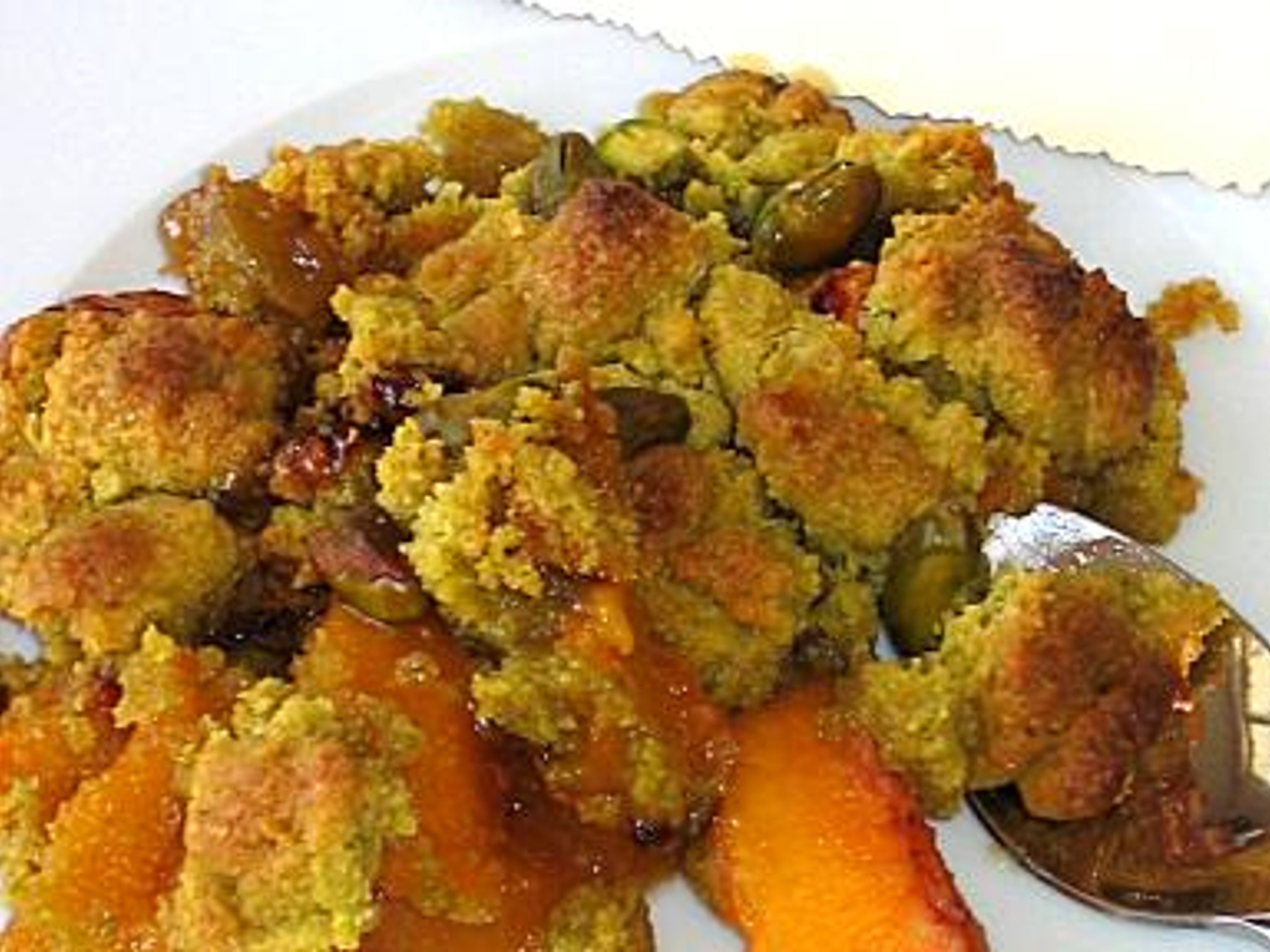 Crumble pistache cardamome aux pêches : Recette de Crumble pistache ...