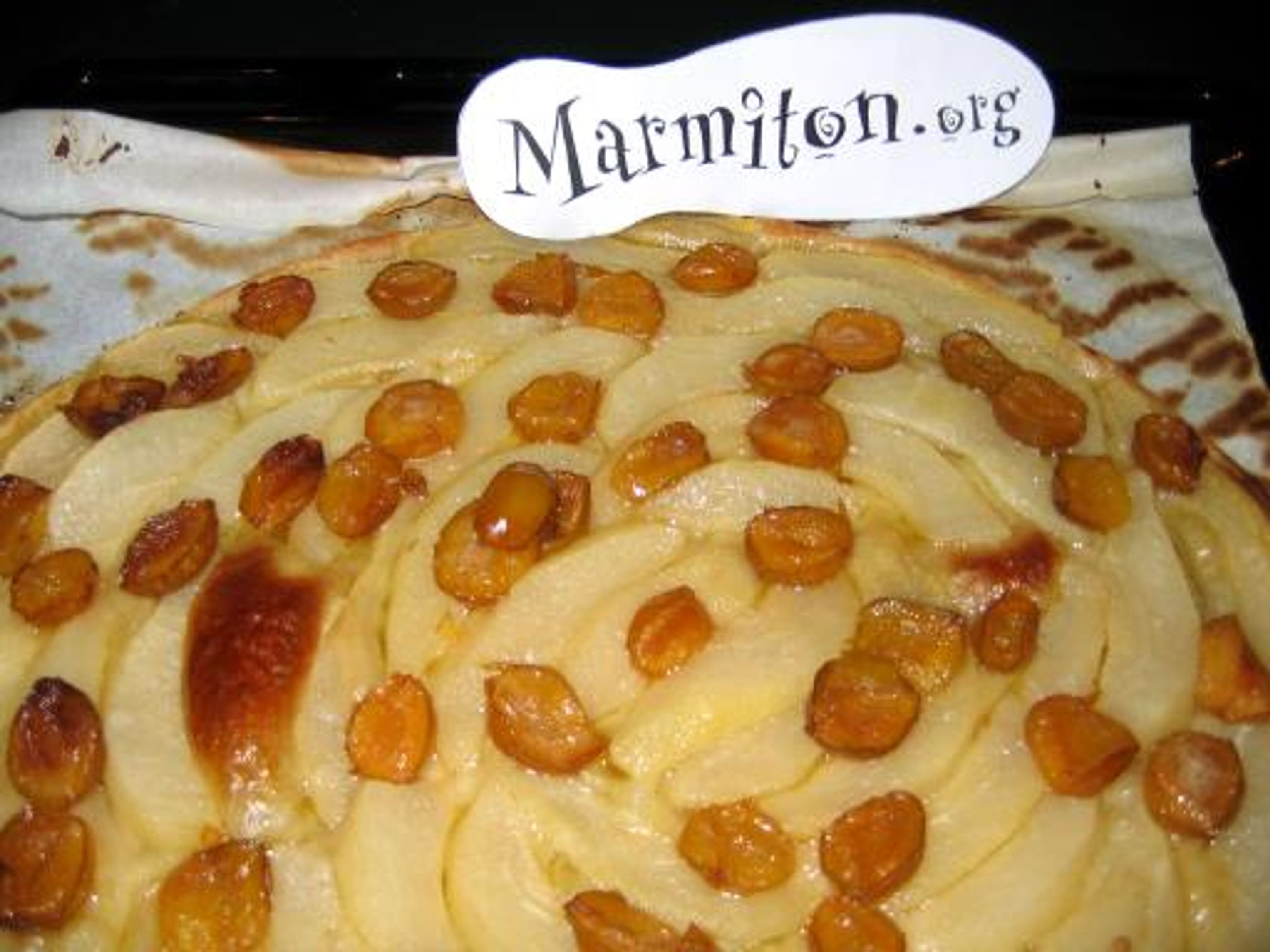 Tarte fine poires / mirabelles : Recette de Tarte fine poires ...