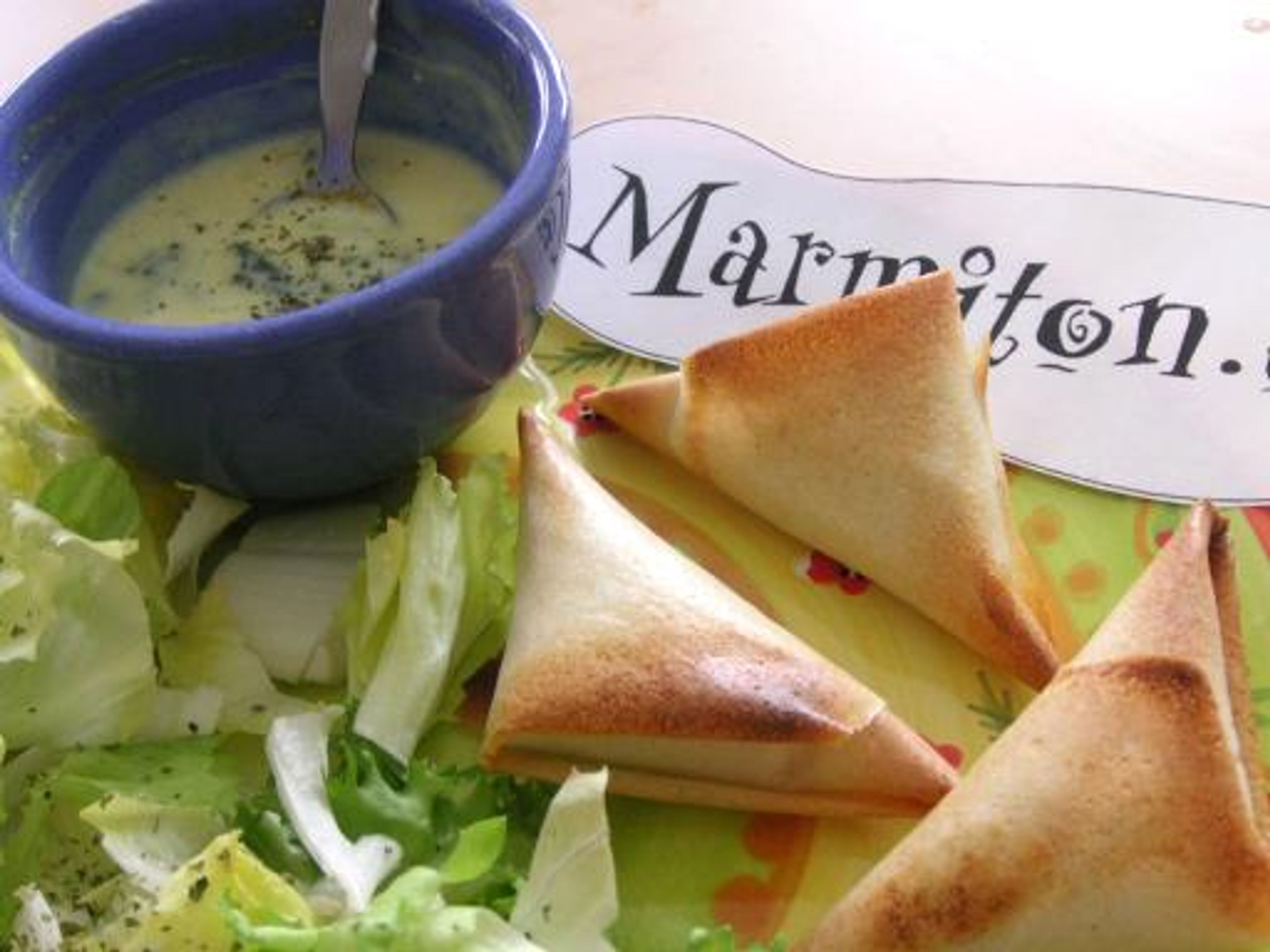 Samoussas de poulet au citron et coriandre : Recette de Samoussas de ...