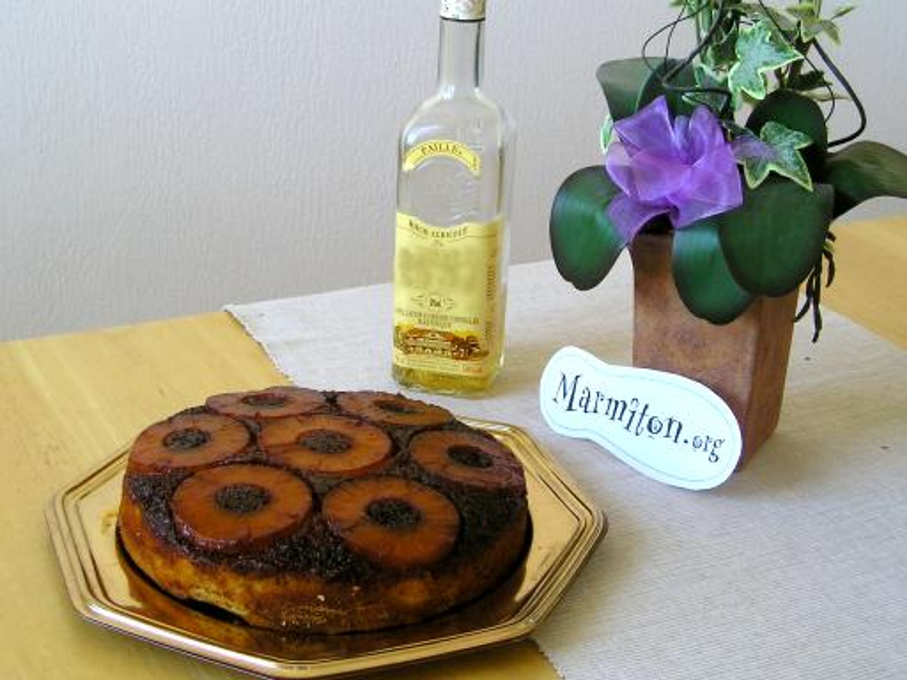 Gâteau au rhum martiniquais : Recette de Gâteau au rhum martiniquais ...