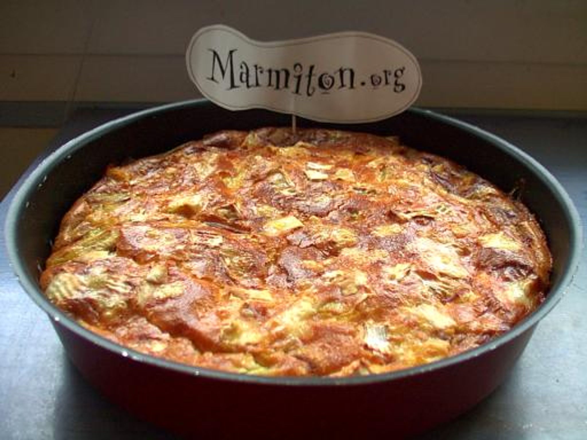 Clafoutis salé normand : Recette de Clafoutis salé normand - Marmiton