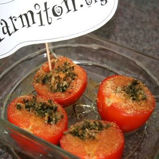 Tomates provençales super simples : Recette de Tomates provençales ...