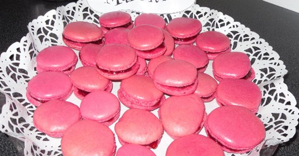Macarons à la framboise : recette de Macarons à la framboise