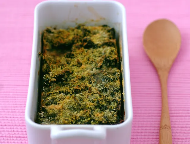 Gratin d'épinards au parmesan : recette de Gratin d'épinards au parmesan