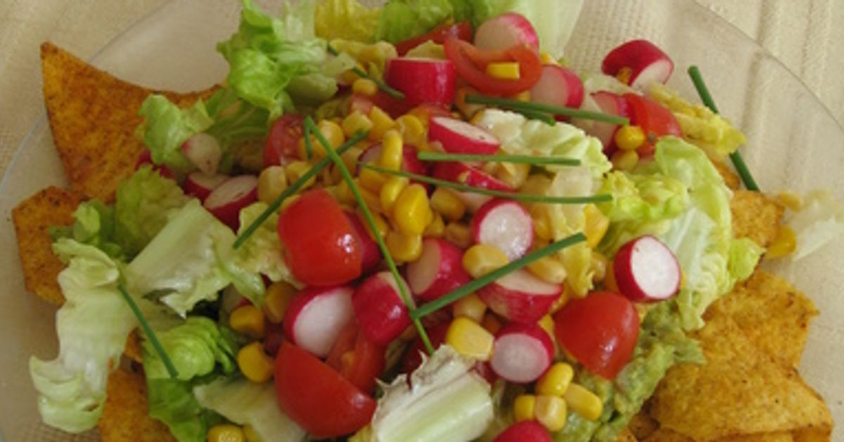Salade d'inspiration mexicaine : recette de Salade d'inspiration mexicaine