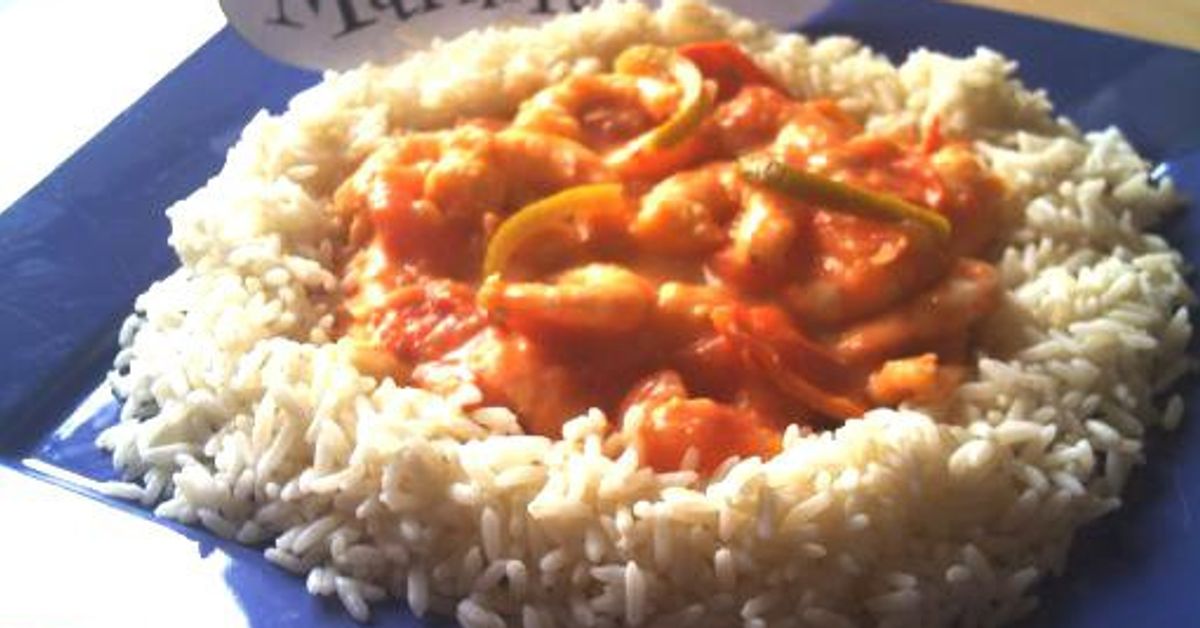Risotto créole aux crevettes : recette de Risotto créole aux crevettes