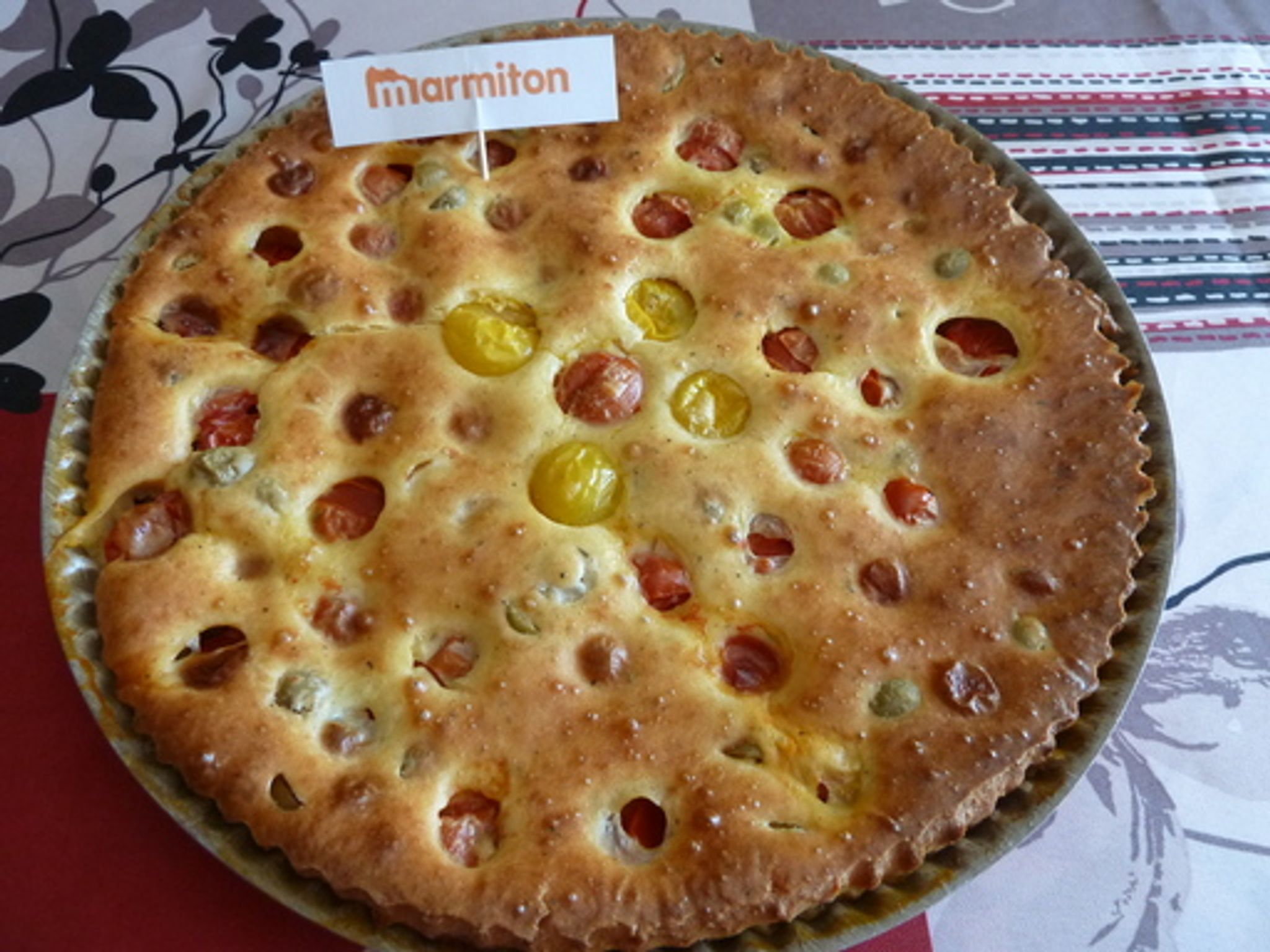 Clafoutis de tomates cerises : Recette de Clafoutis de tomates cerises ...