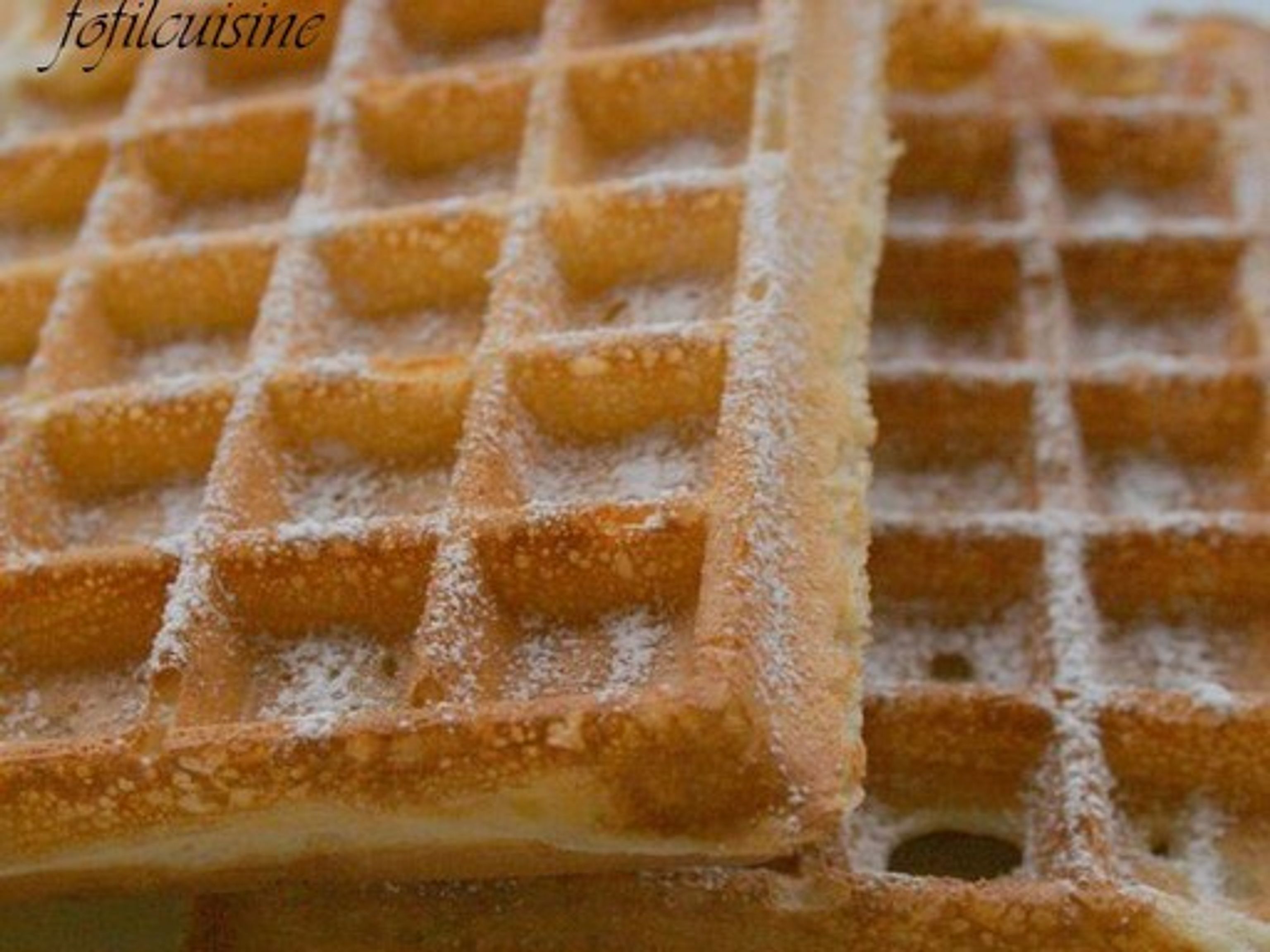 Gaufres, comme à la foire : Recette de Gaufres, comme à la foire - Marmiton