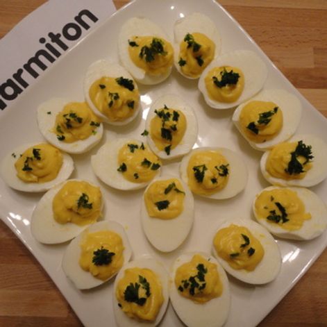 Oeufs mimosa : Recette de Oeufs mimosa - Marmiton