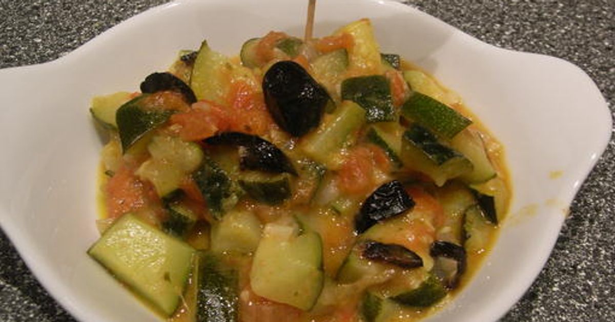 Courgettes à la Niçoise : recette de Courgettes à la Niçoise