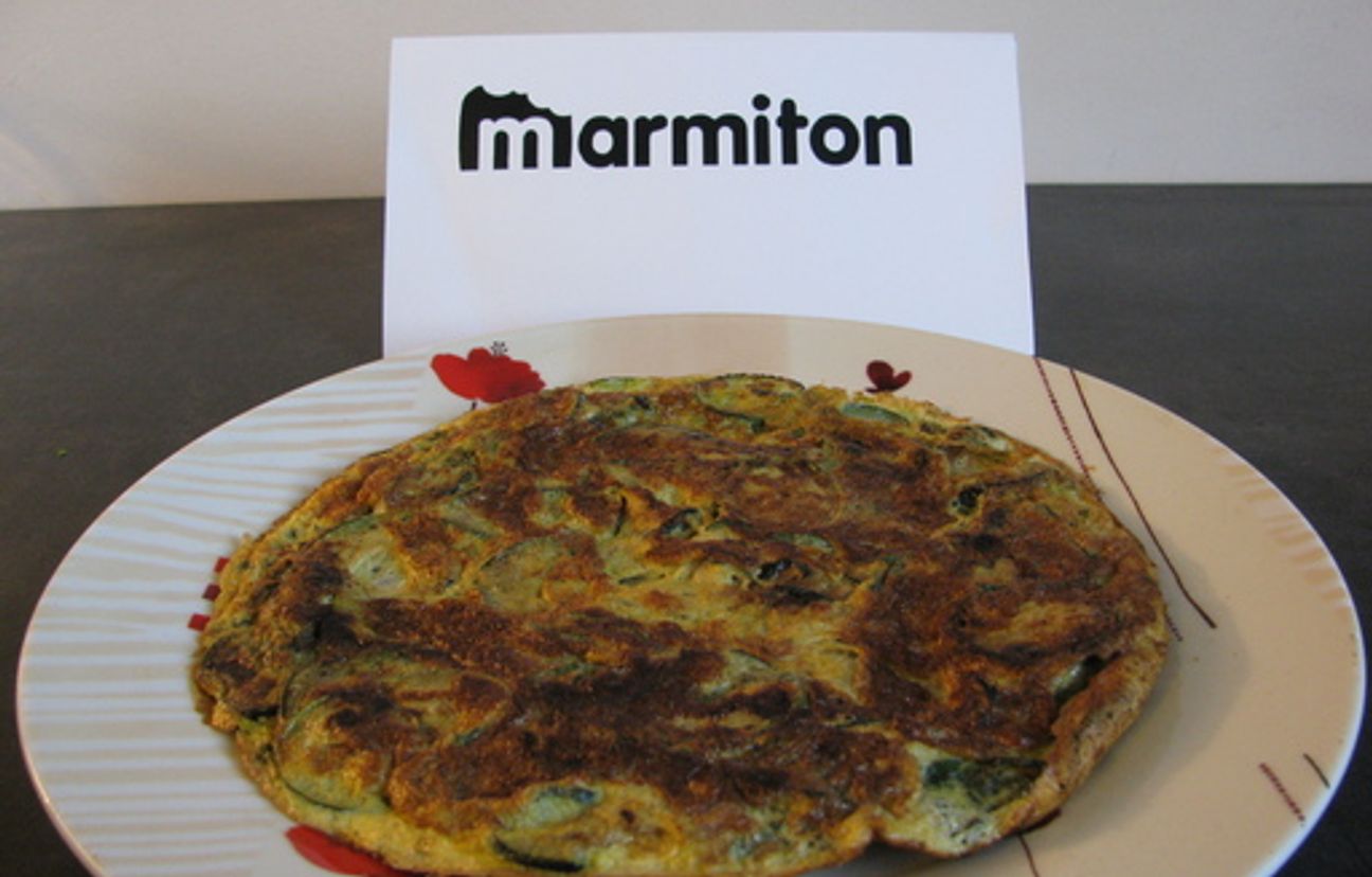 Omelette aux courgettes et à la menthe : Recette de Omelette aux ...
