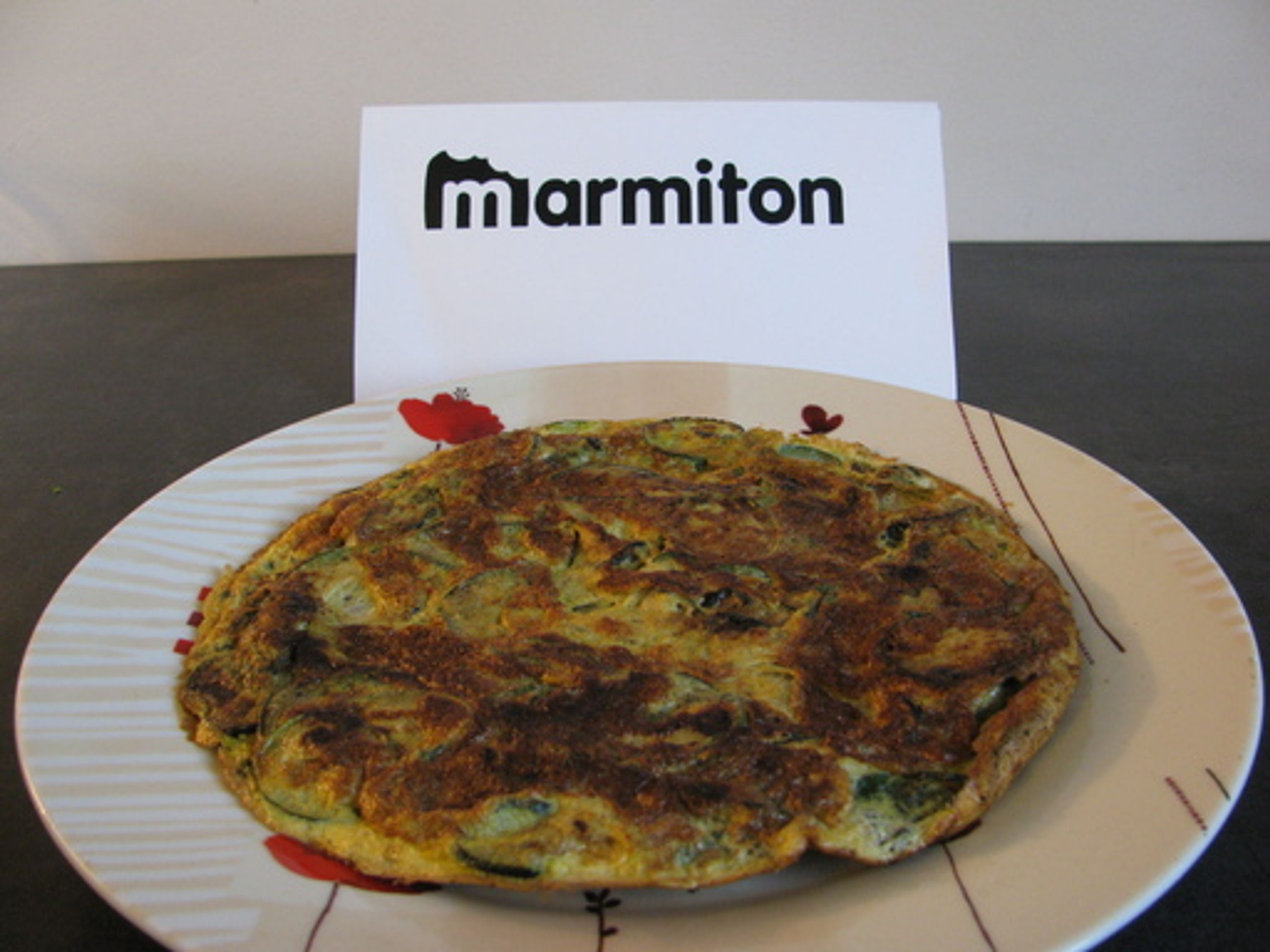 Omelette aux courgettes et à la menthe : Recette de Omelette aux ...