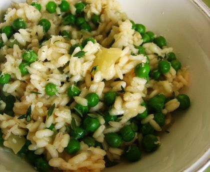 Risotto aux petits pois : Recette de Risotto aux petits pois - Marmiton