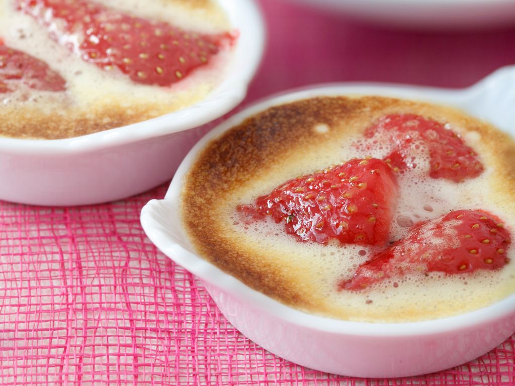 Sabayon aux fraises : Recette de Sabayon aux fraises