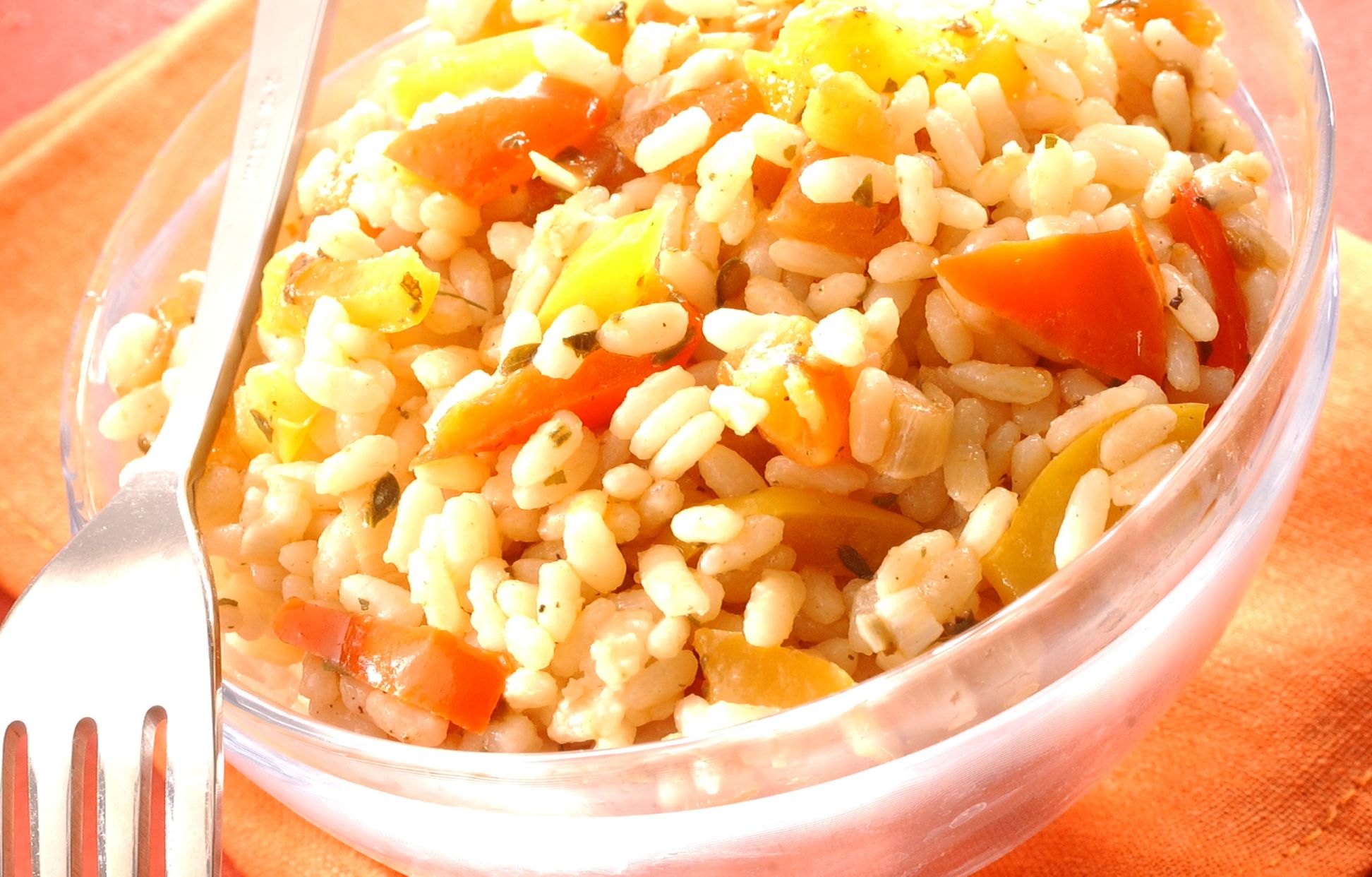Risotto aux 2 poivrons : Recette de Risotto aux 2 poivrons - Marmiton