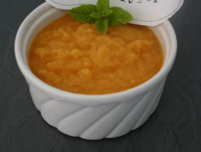 Compote melon pêches : recette de Compote melon pêches