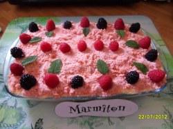 Tiramisu aux biscuits roses et aux framboises : Recette de Tiramisu aux ...