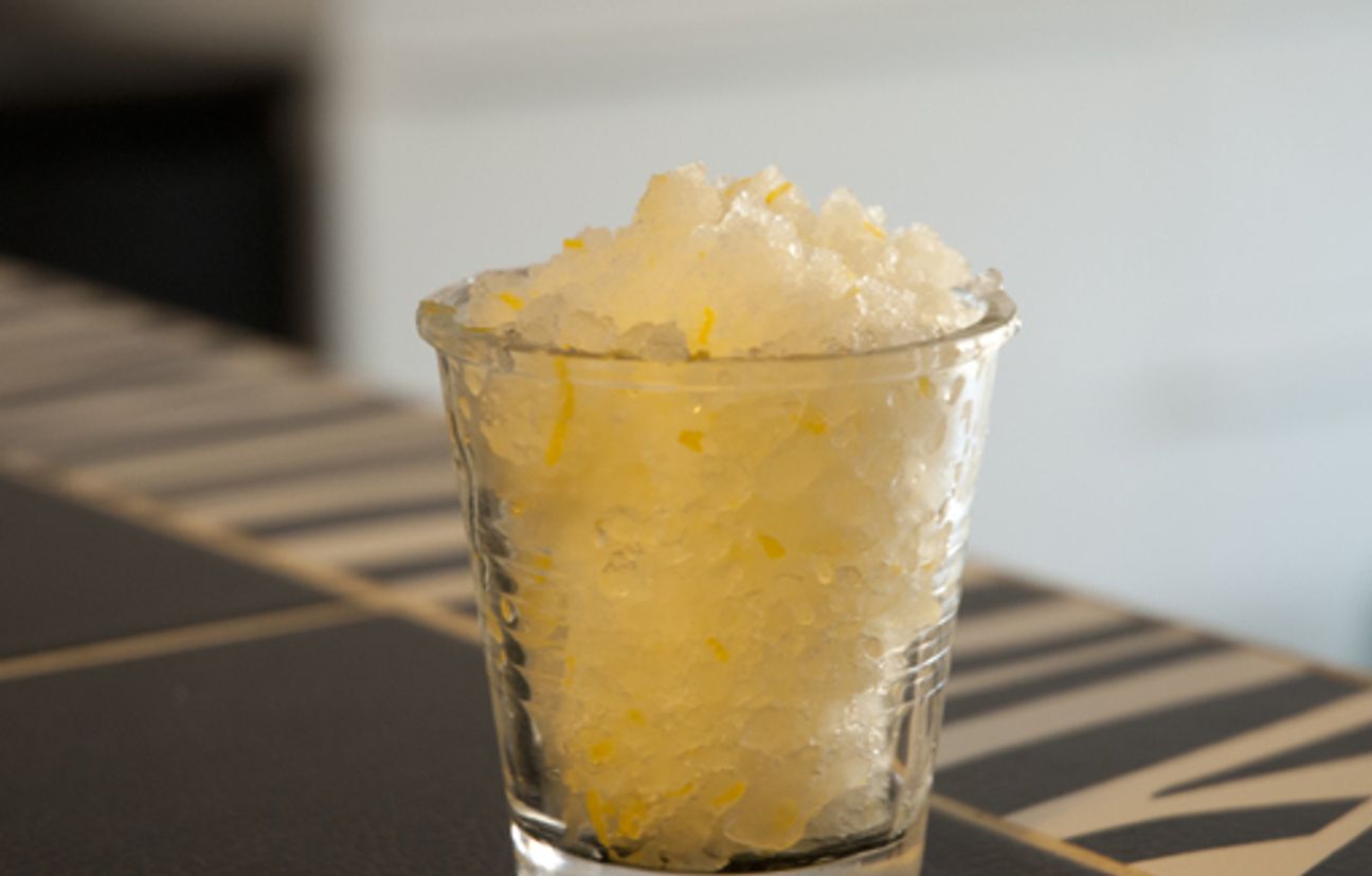 Granité de citron : Recette de Granité de citron - Marmiton