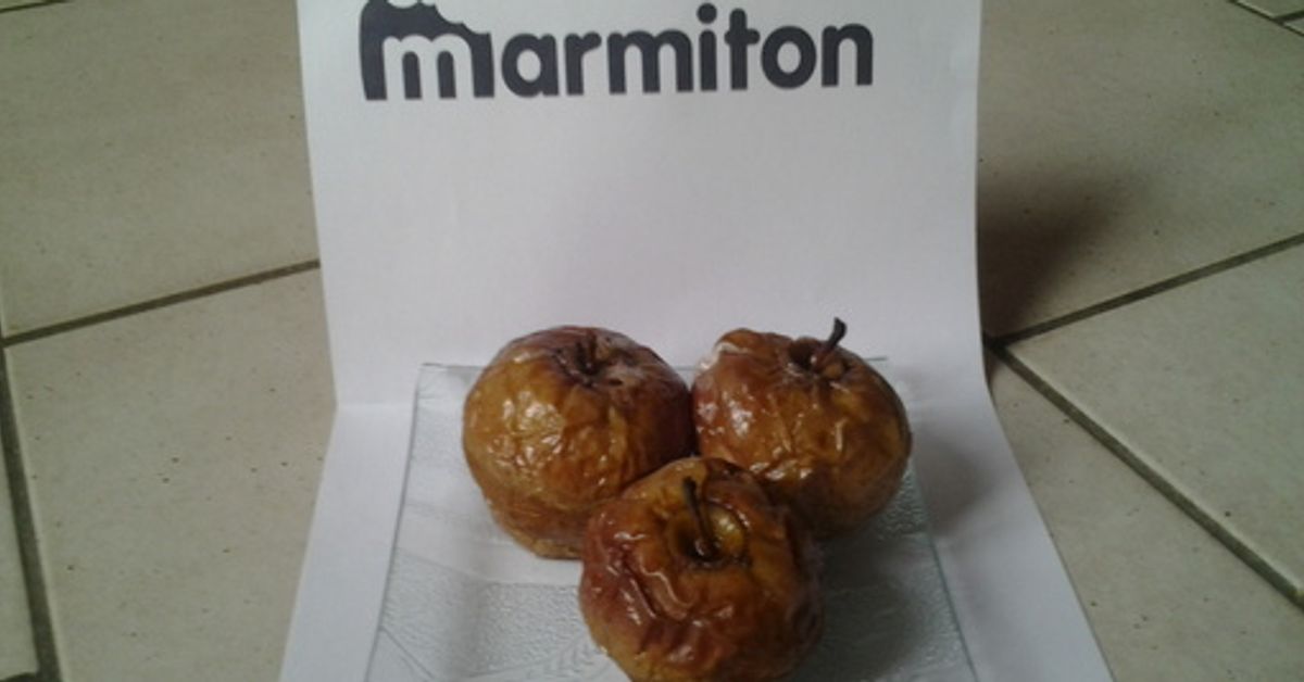 Pommes surprise à la pâte à tartiner : recette de Pommes surprise à la ...