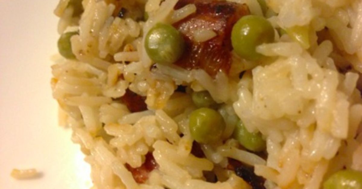 Riz pilaf petits pois et chipolatas : recette de Riz pilaf petits pois ...