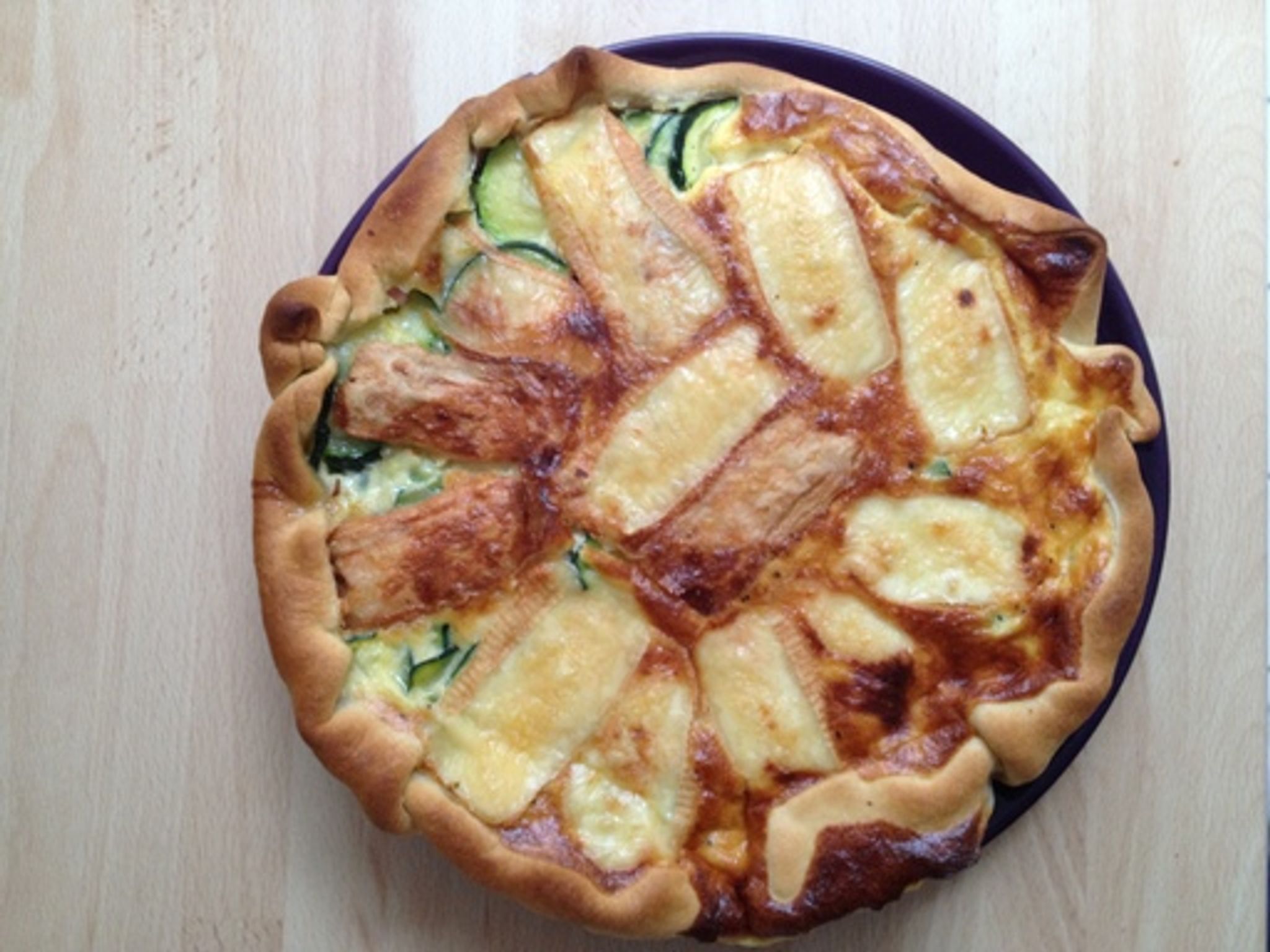Quiche Courgettes Maroilles Recette De Quiche Courgettes Maroilles