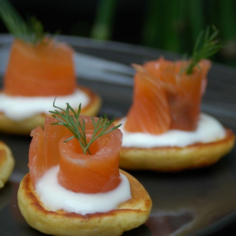 Nos recettes de blinis pour Noël