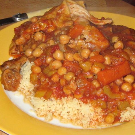 Couscous poulet et merguez facile : Recette de Couscous poulet et ...