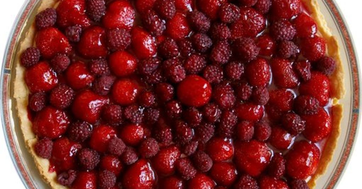 Tarte moelleuse aux fruits rouges : recette de Tarte moelleuse aux ...