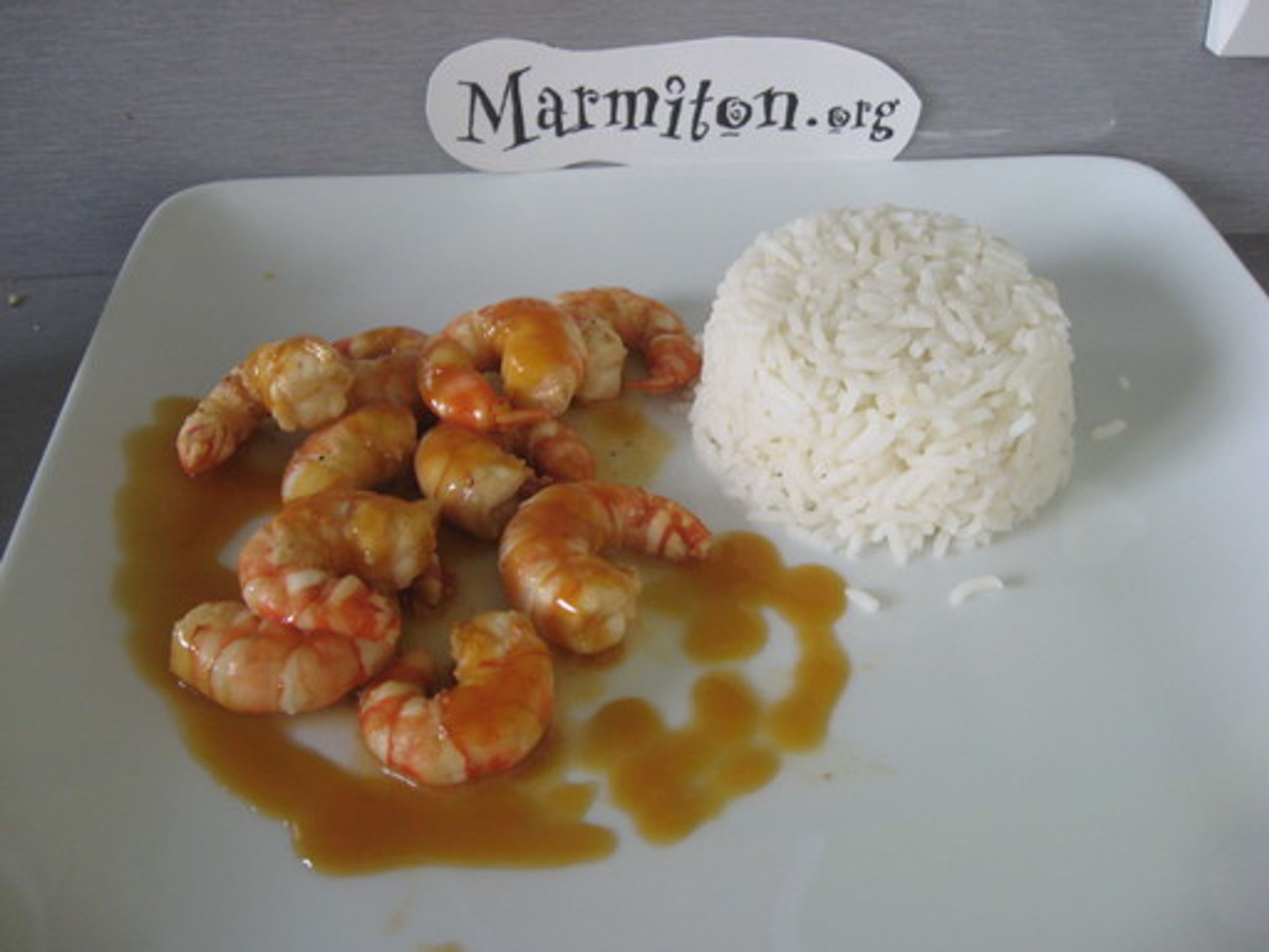 Gambas à la plancha avec leur sauce à l'orange : Recette de Gambas à la ...