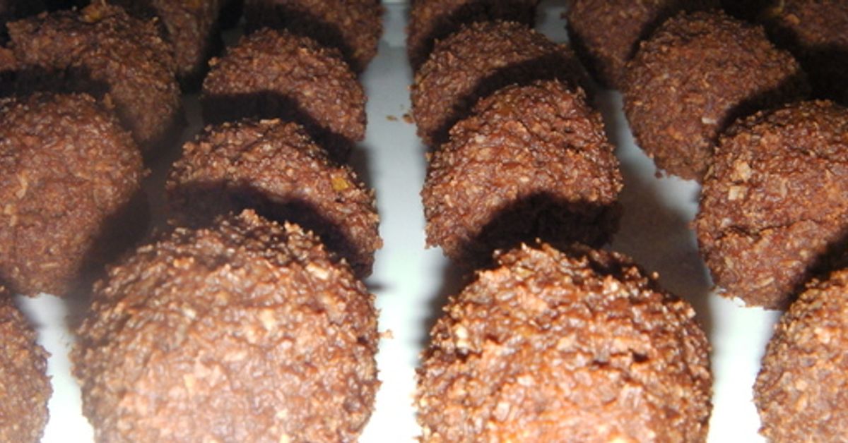 Les Bolas (boules chocolat et noix de coco) : recette de Les Bolas ...