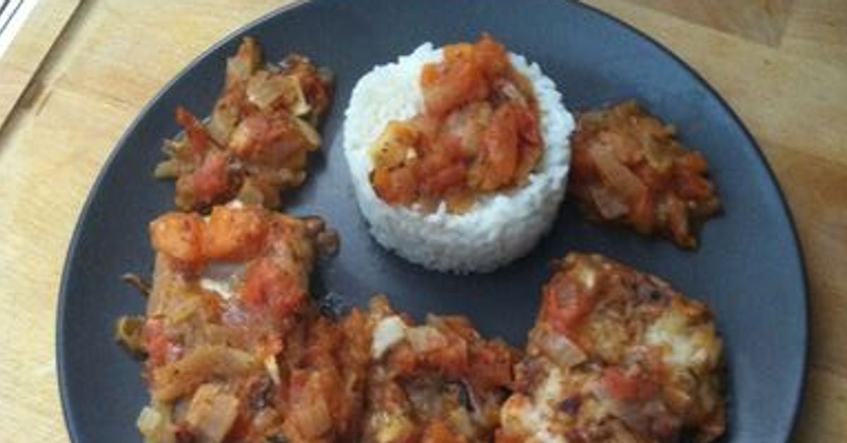 Filets de poisson à la sauce créole : recette de Filets de poisson à la ...