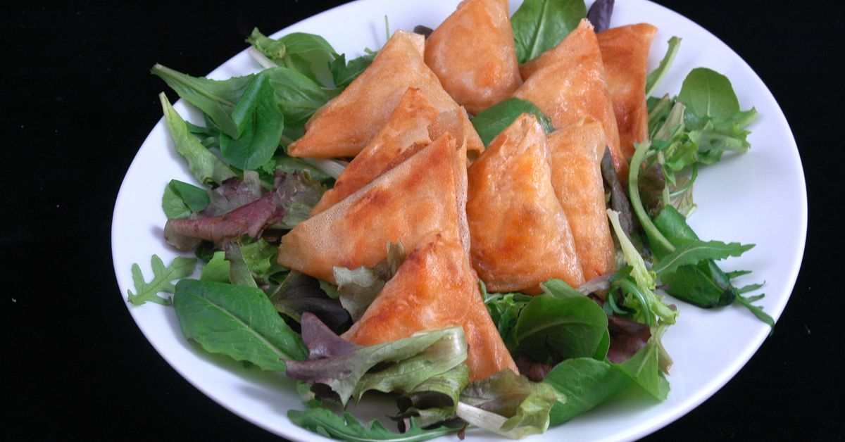 Bricks au poulet et à la ricotta : recette de Bricks au poulet et à la ...