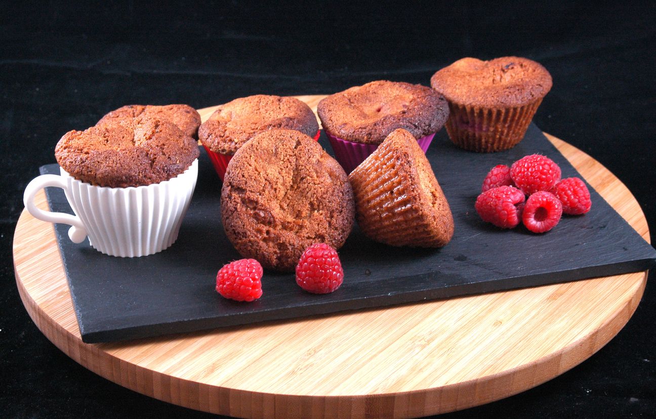 Muffins à la framboise de Jeanne : Recette de Muffins à la framboise de ...