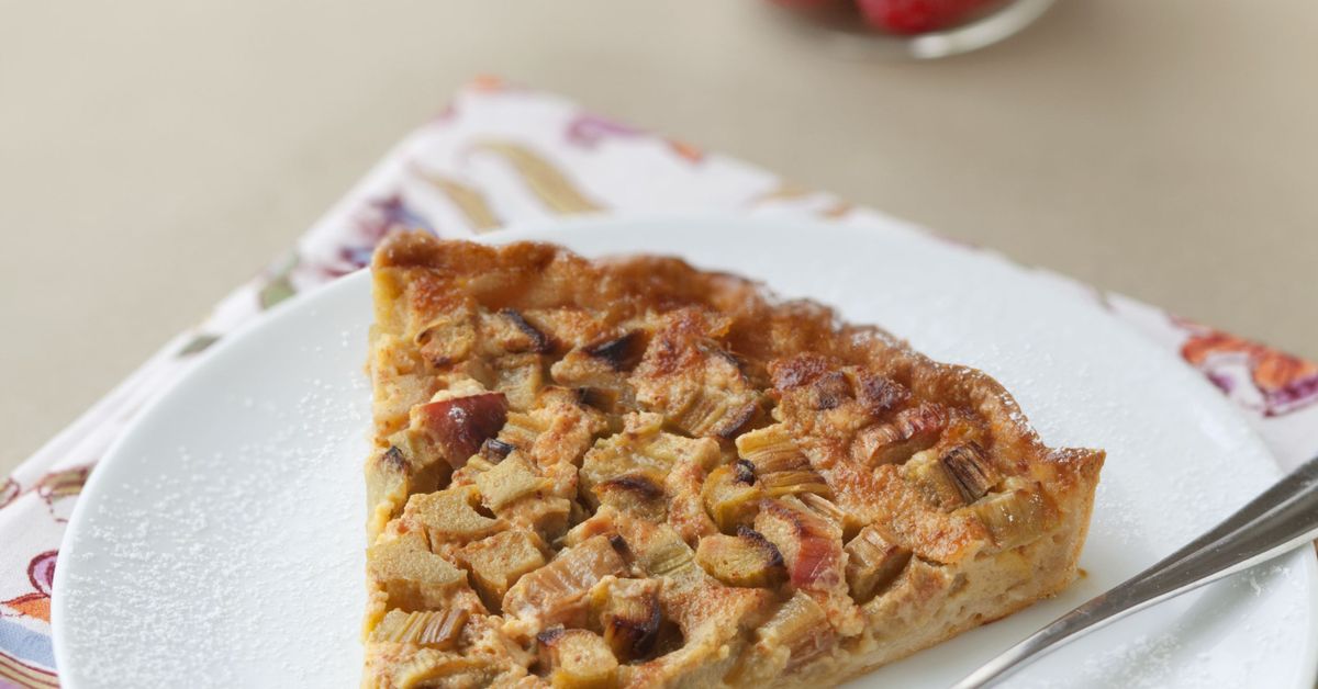 Tarte à La Rhubarbe Facile Et Rapide Recette De Tarte à La Rhubarbe