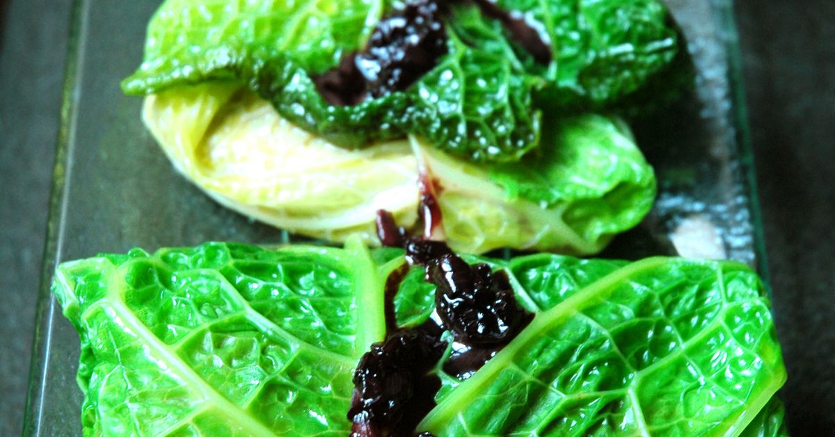 Feuilles de chou au foie gras : recette de Feuilles de chou au foie gras