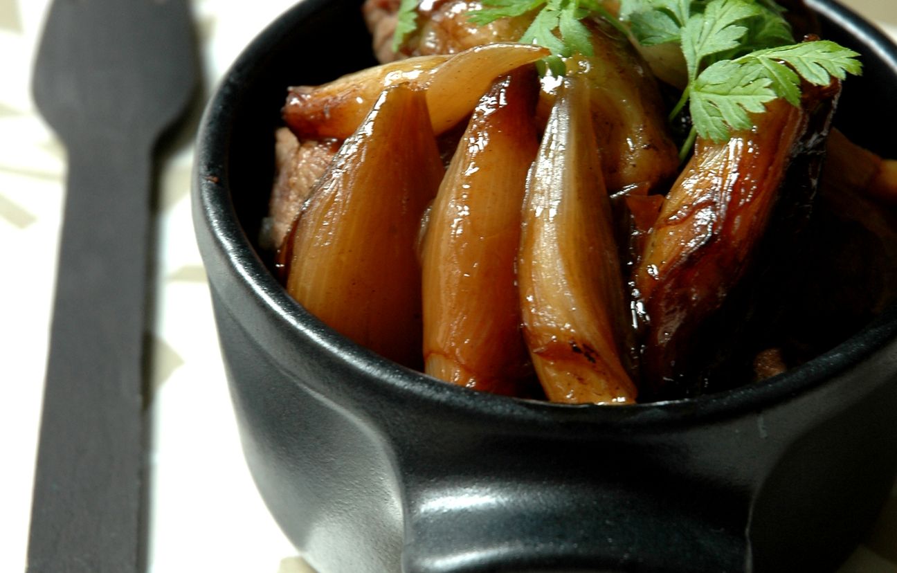 Boeuf braisé aux échalotes : Recette de Boeuf braisé aux échalotes ...