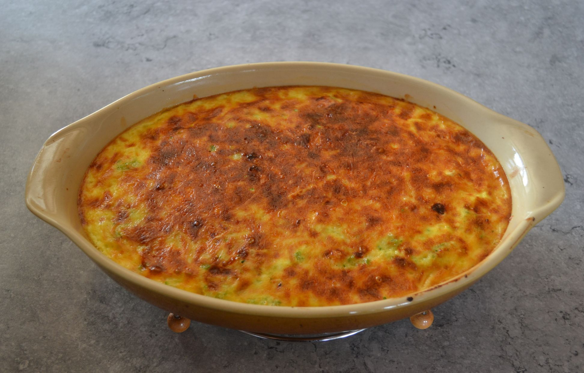 Gratin facile de courgettes au chèvre et au miel : Recette de Gratin ...