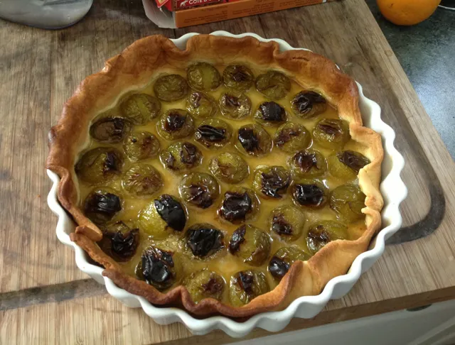 Tarte aux reines-claudes : recette de Tarte aux reines-claudes