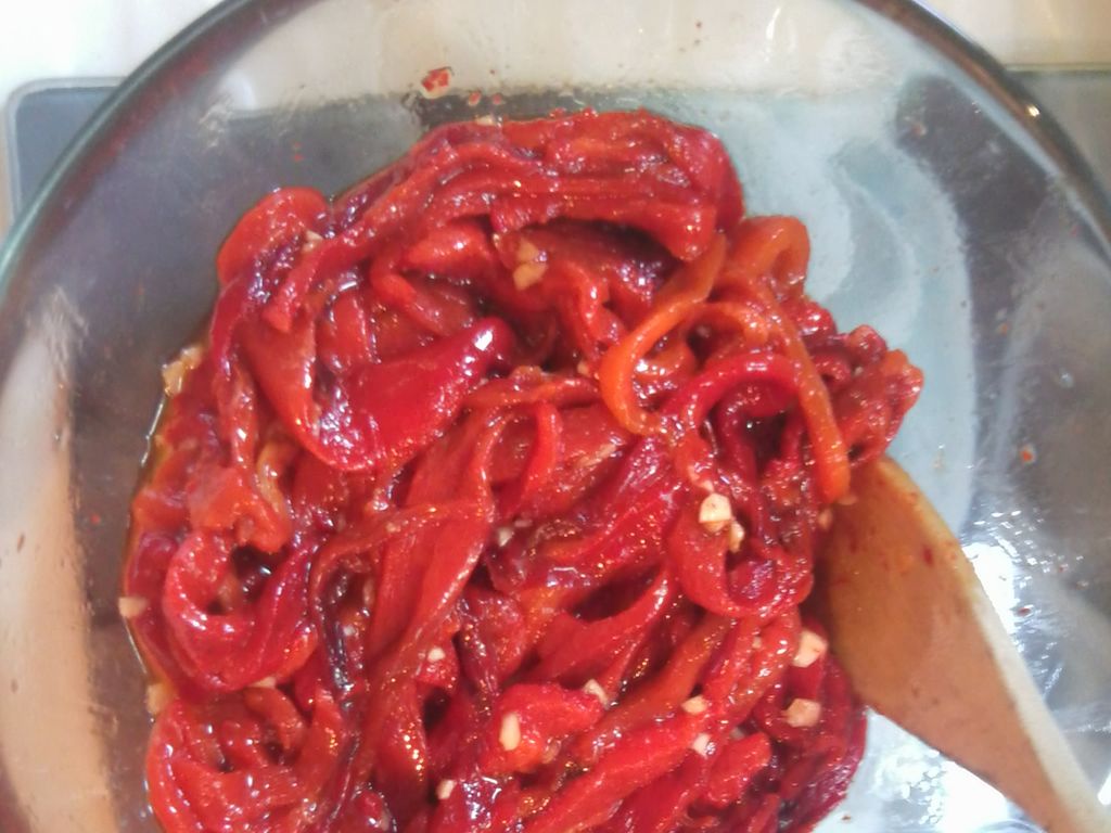 Poivrons grillés à l'huile : Recette de Poivrons grillés à l'huile ...